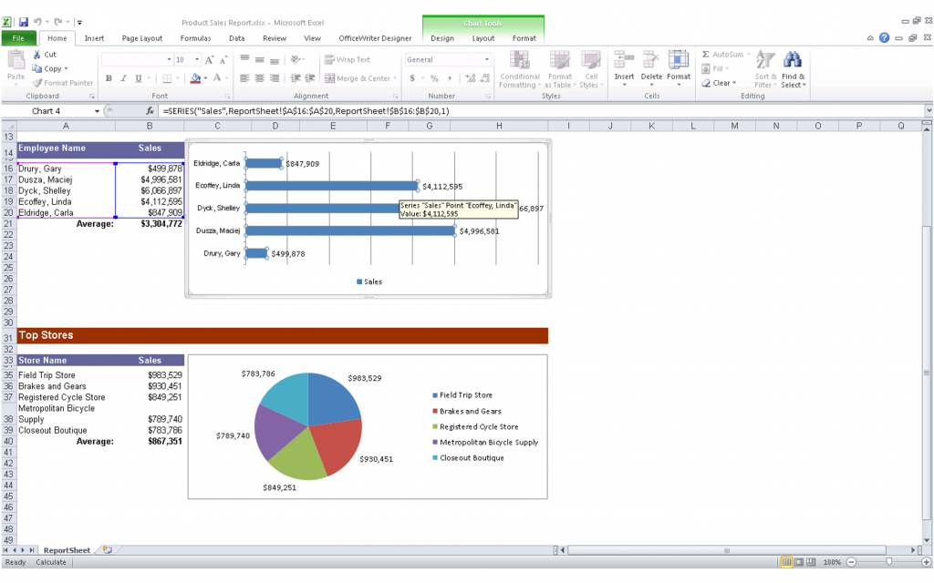 Comparing Excel Export Functionality in SSRS 2012 to OfficeWriter | SoftArtisans