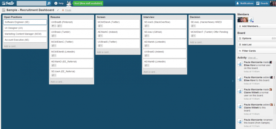How to Use Trello to Stay on Top of Your Hiring Process | SoftArtisans