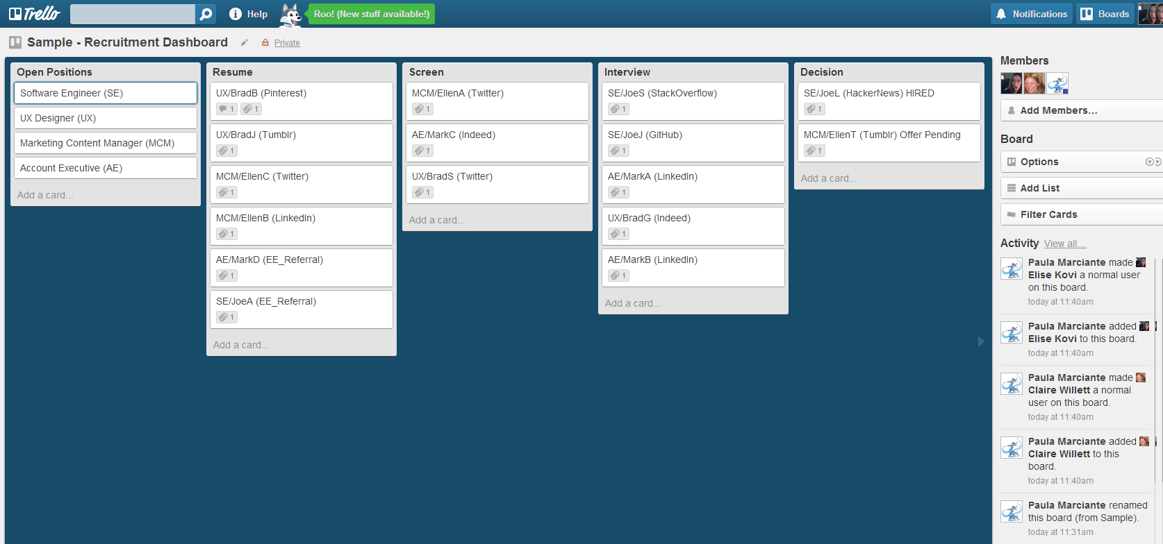 Trello SoftArtisans